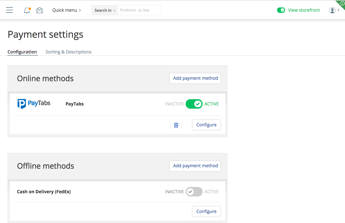 Integration with PayTabs – Accept online payments | X-Cart